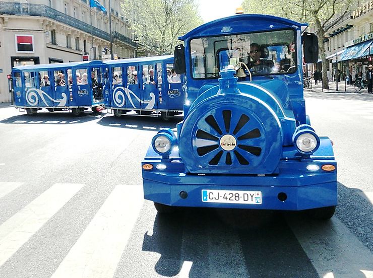 Le petit train bleu : Transport : 6ème arrondissement : Paris : Routard.com