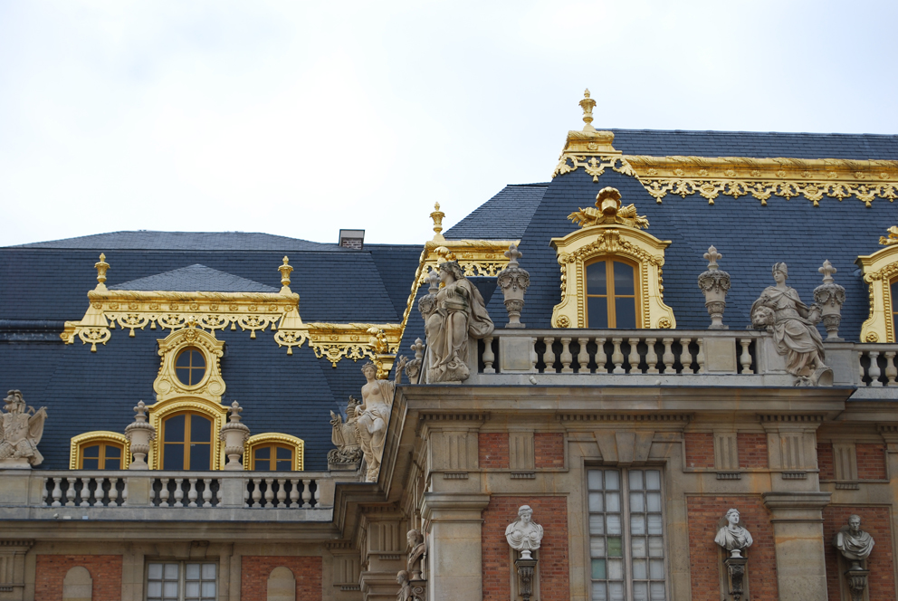 Un toit en or : Châteaux : Château de Versailles : Versailles ...