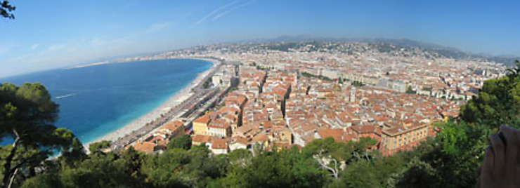 Nice, vue panoramique depuis le Mont Boron : Villes : Nice : Côte d ...
