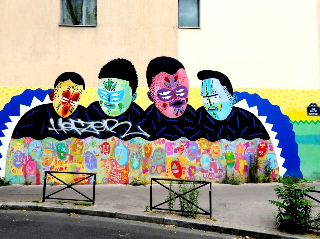 Art street (Kashink) : Street art : 20ème arrondissement : Paris ...