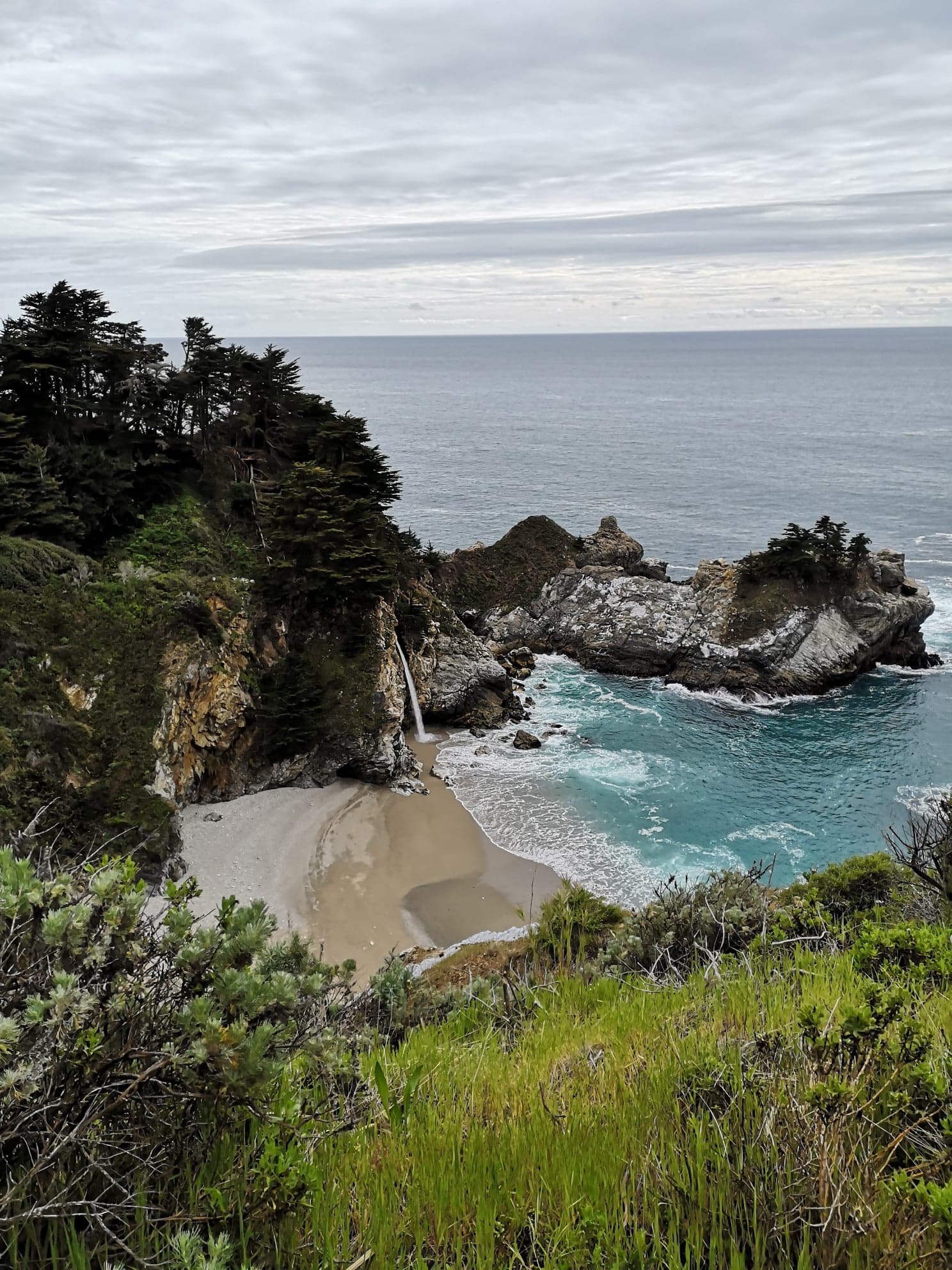Mac Way Falls : Plages : Mer : Cascades : Fleuve : Falaise : Big Sur ...