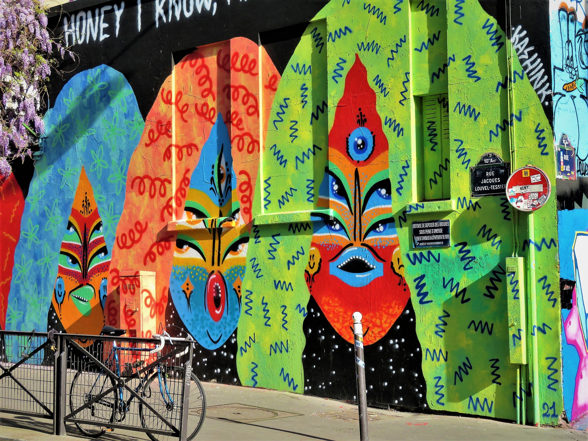 Street art (Kashink) : Street art : 10ème arrondissement : Paris ...