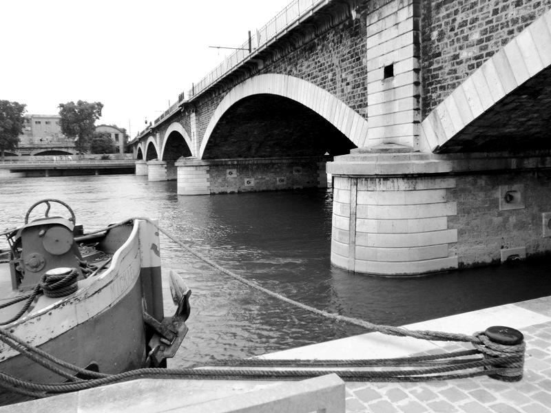 Le pont National : Ponts : Noir et blanc : Pont National : 13ème ...