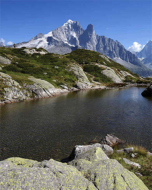 L'aiguille Verte et les Drus : Montagne : Lacs : Aiguille Verte ...