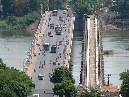 Le pont sur le Kaveri : Ponts : Tiruchirapally (Trichy) : Tamil Nadu ...