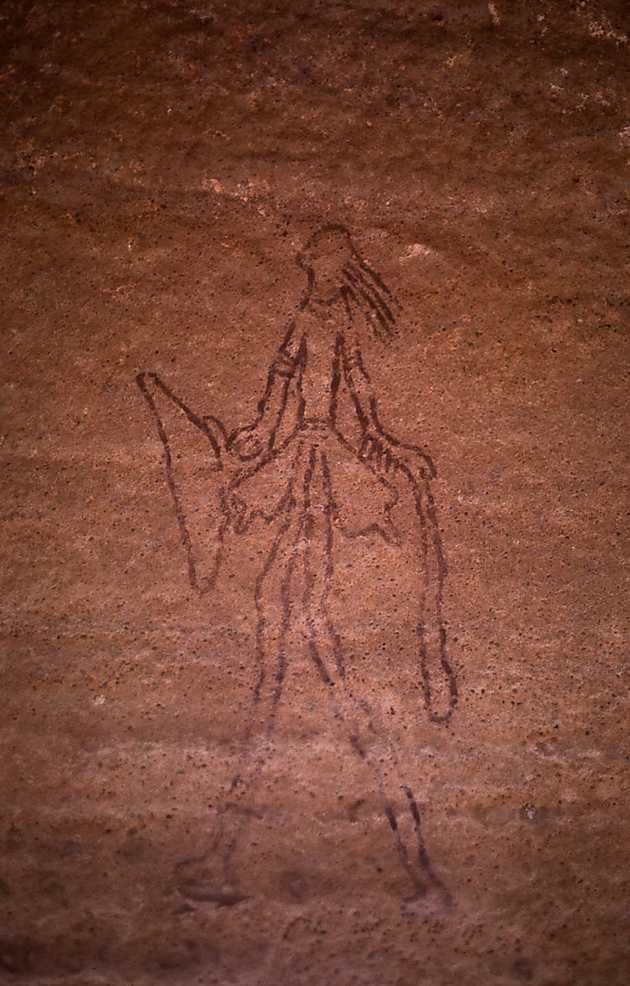Sefar : peinture rupestre : Tassili N'Ajjer : Tadrart : Sahara algérien ...