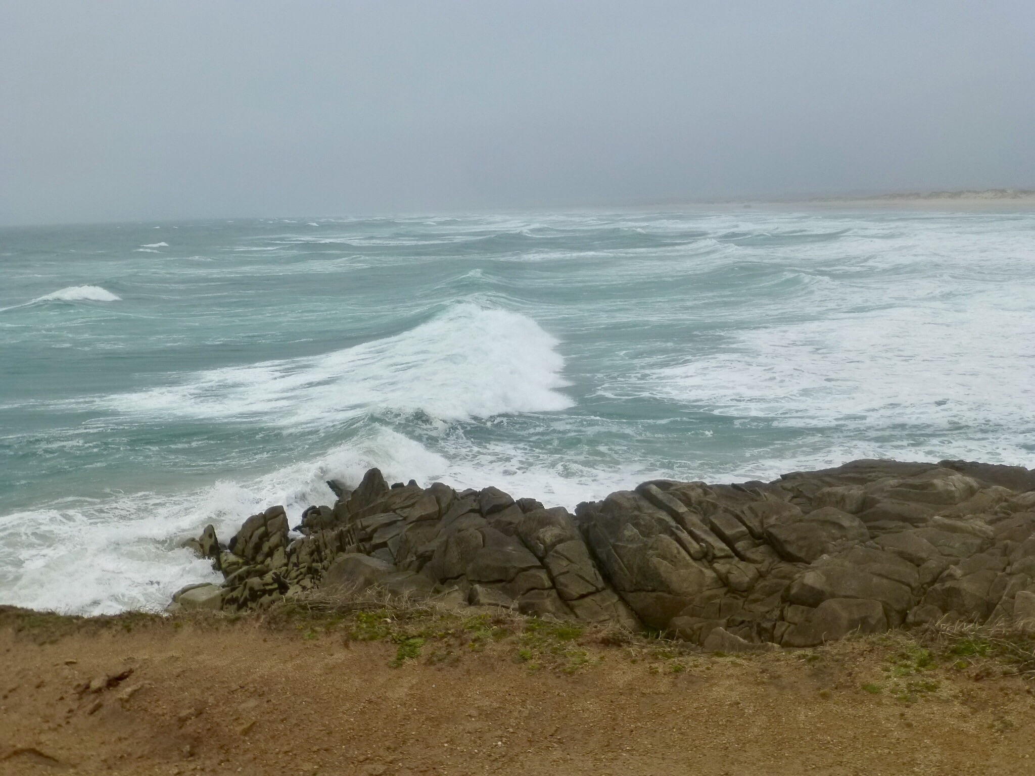 Mer en neige : Mer : Pointe de la Torche : Finistère : Bretagne ...