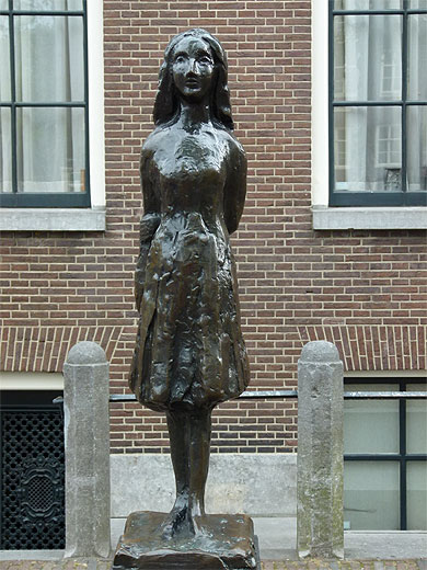 Anne Franck : Statues : Anne Frank Huis (Maison d'Anne Frank) : Grands ...