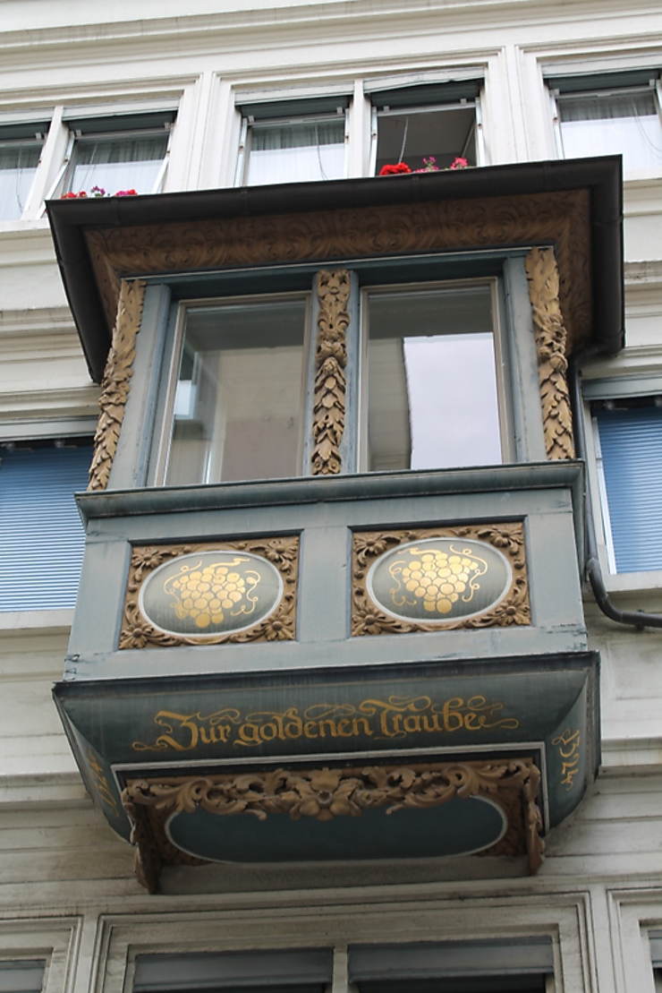 Un bel oriel : Zurich : Agglomération de Zurich : Suisse : Routard.com