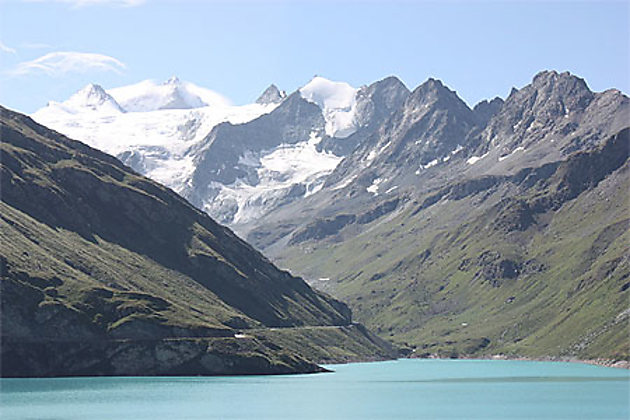 Lac et glacier de Moiry canton du Valais : Montagne : Lacs : Lac de ...