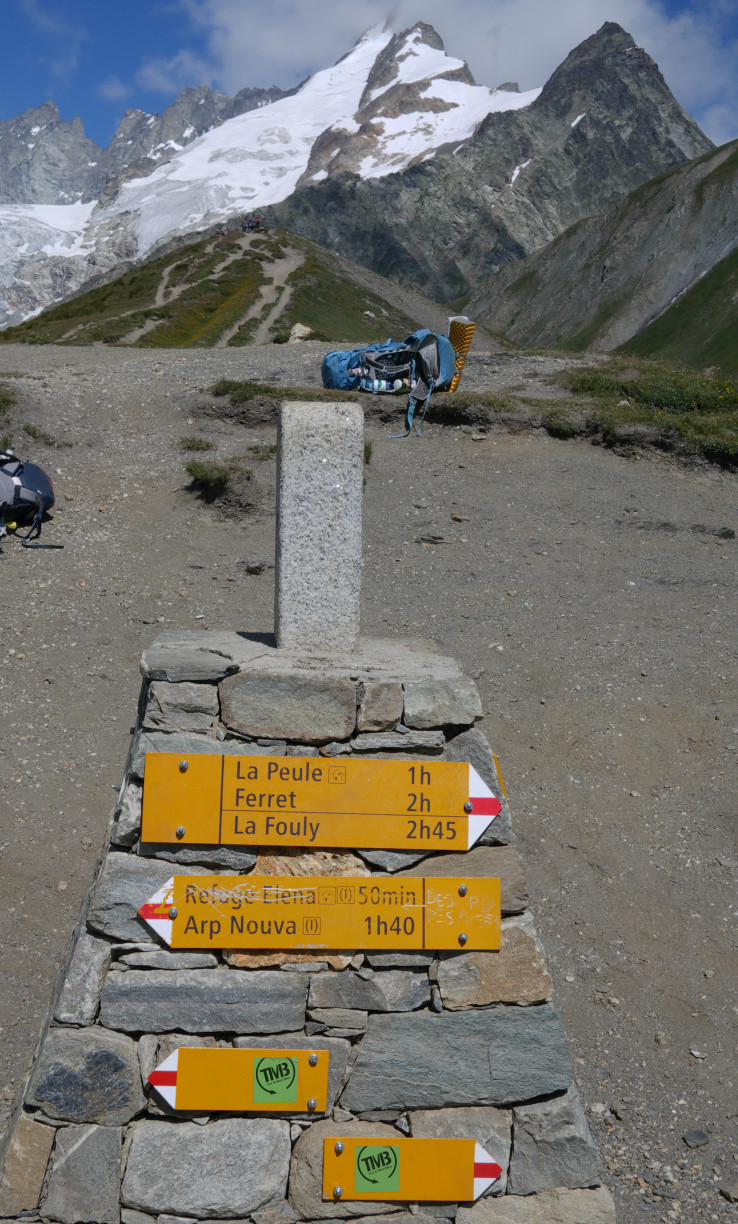Col Grand Ferret : Glacier : Montagne : Panneaux : Montagne : Val ...