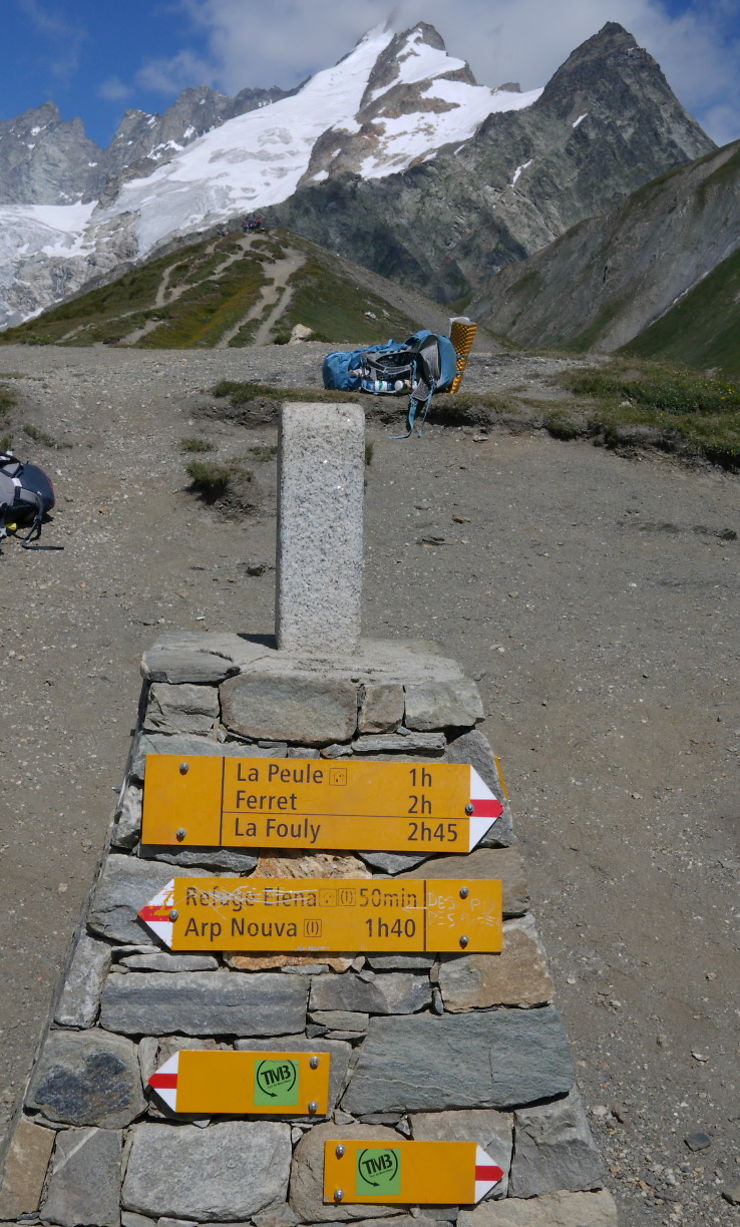 Col Grand Ferret : Glacier : Montagne : Panneaux : Montagne : Val ...
