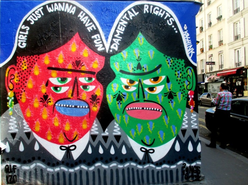 Street art (Kashink) : Street art : 11ème arrondissement : Paris ...