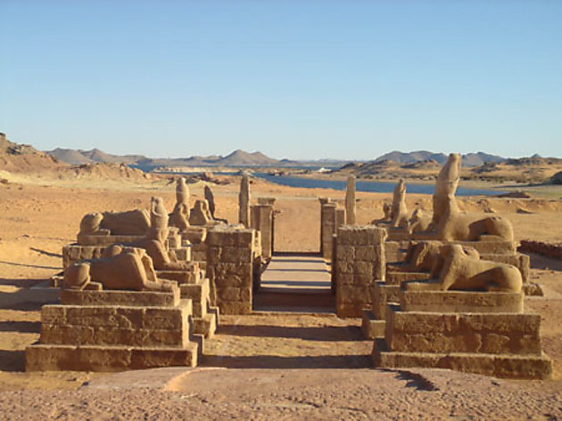 Allée de Sphinx : Wadi es-Seboua : Basse-Nubie : Égypte : Routard.com
