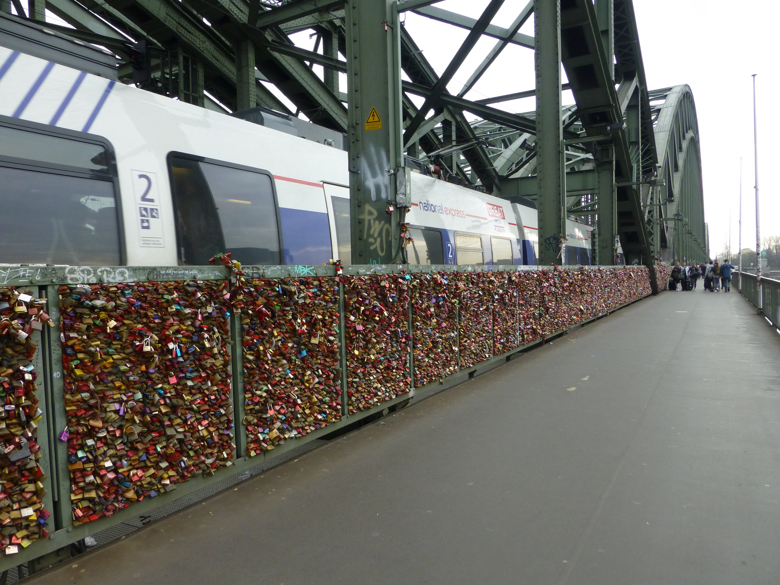 Pont des amoureux allemands : Ponts : Köln (Cologne) : Rhénanie du Nord ...