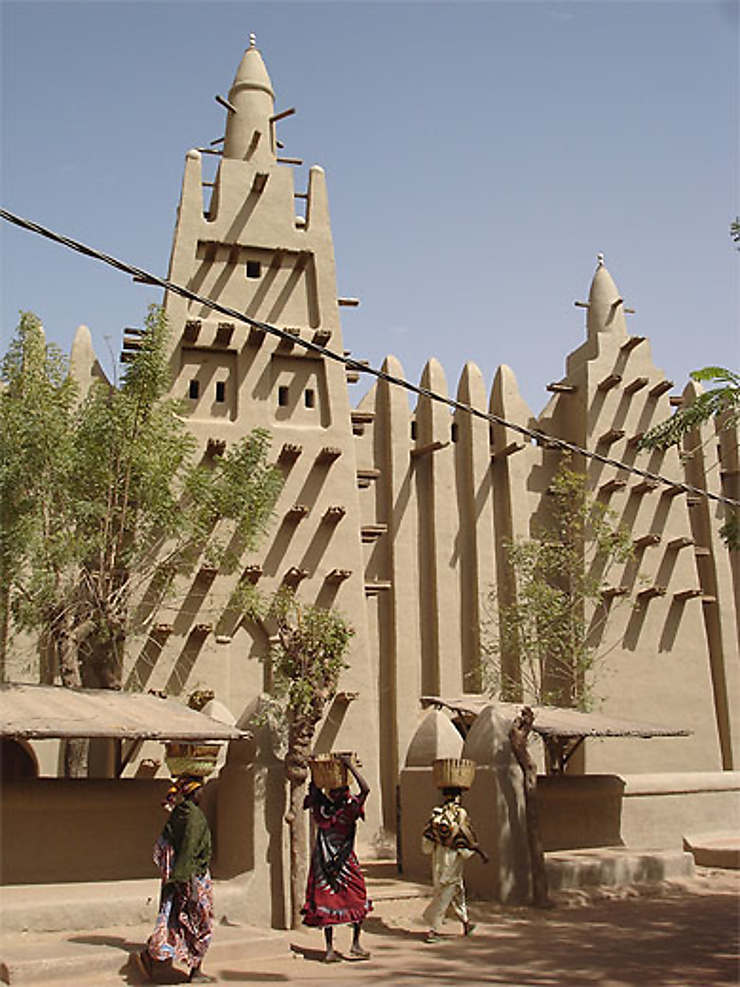 La grande mosquée de Mopti : Mosquée : Mosquée de Komoguel : Mopti ...