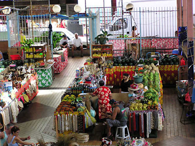 Marché municipal : Marchés : Tahiti : Archipel de la Société ...