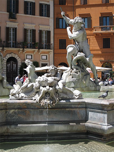Fontaine de Neptune : Statues : Fontana de Nettuno (fontaine de Neptune ...