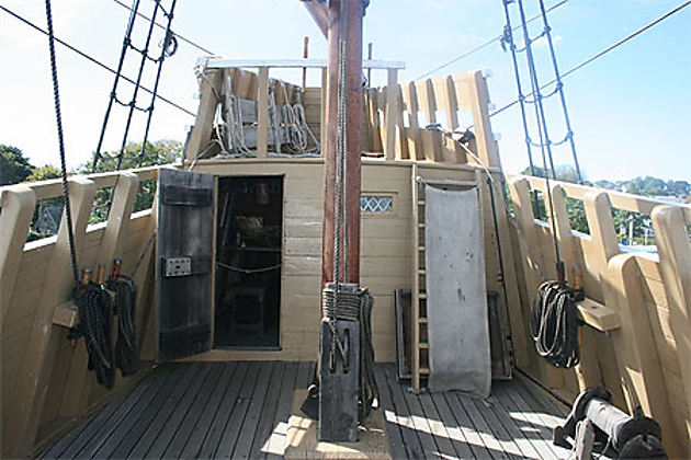 A l'intérieur du Mayflower II : Bateaux : Transport : Le Mayflower II ...