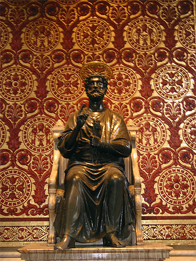 StPierre : Statues : Basilica San Pietro : Vatican et environs : Rome ...