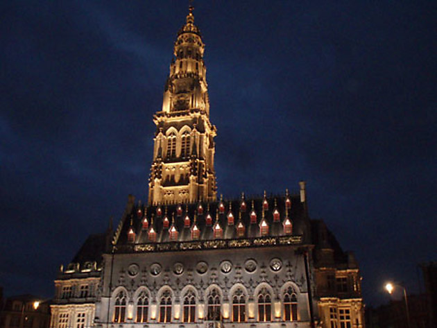 Beffroi d'Arras : Nuit : Beffroi d'Arras : Arras : Pas-de-Calais : Nord ...