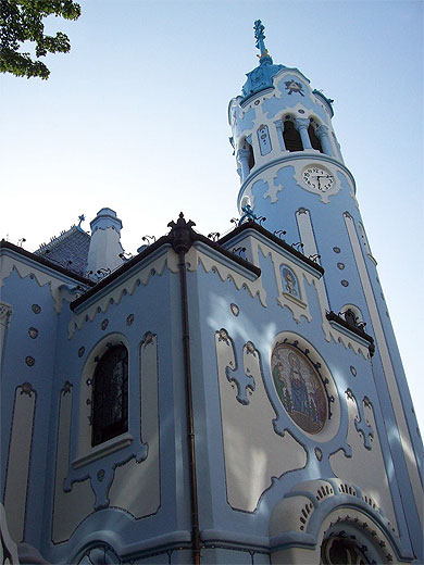 Kostol Svätej Alzbety : Eglise : Modry kostolik (Église Sainte ...