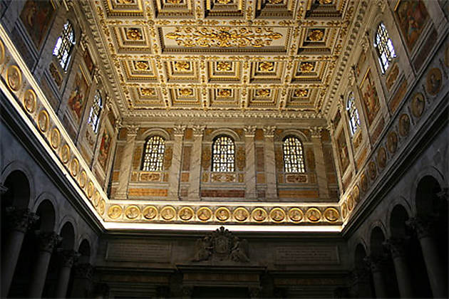 Intérieur de la basilique : Eglise : Basilique Saint-Paul-Hors-Les-Murs ...
