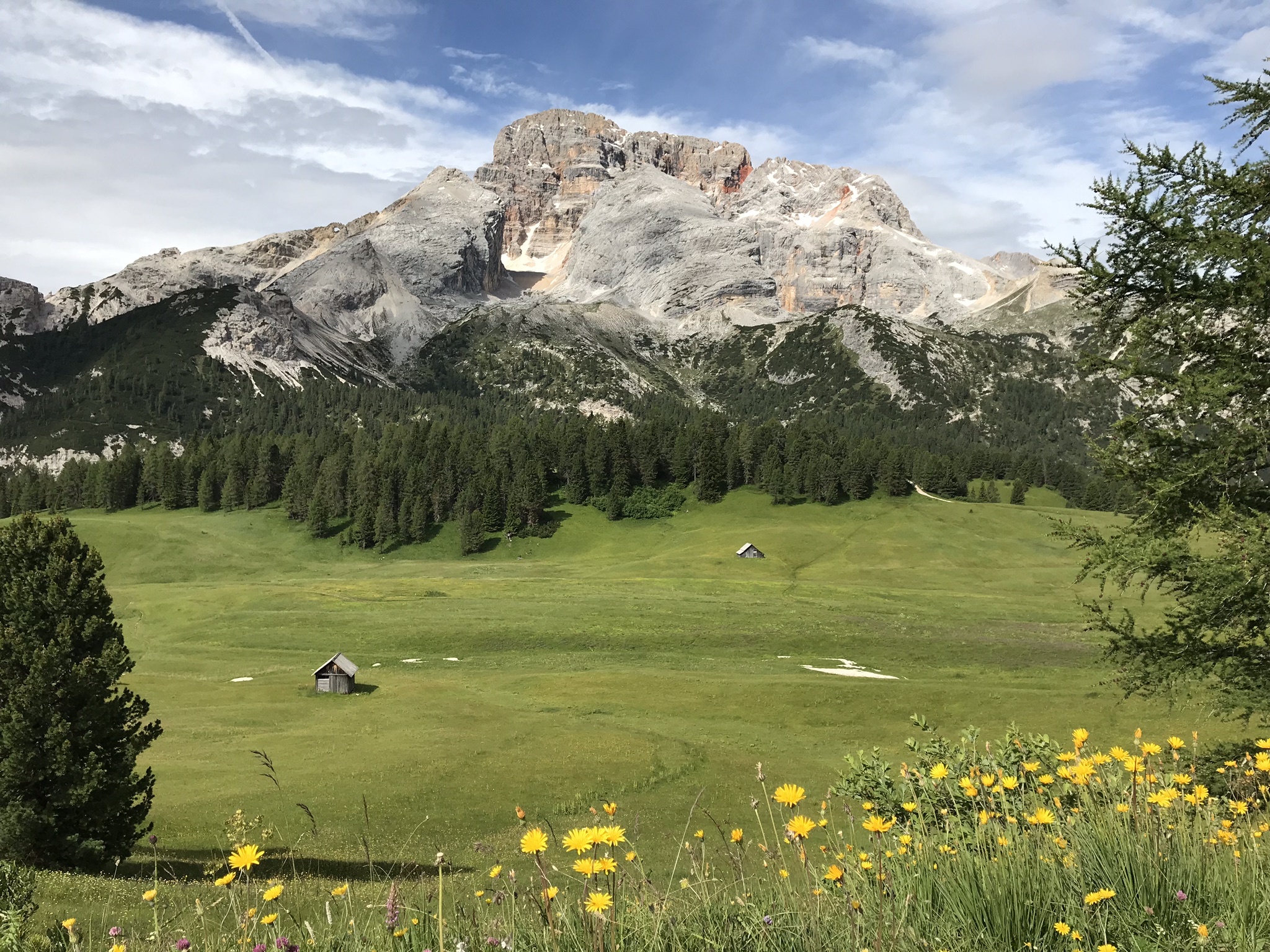 Alpage Prato Piazza, dans les Dolomites : Montagne : Dolomites : Italie ...
