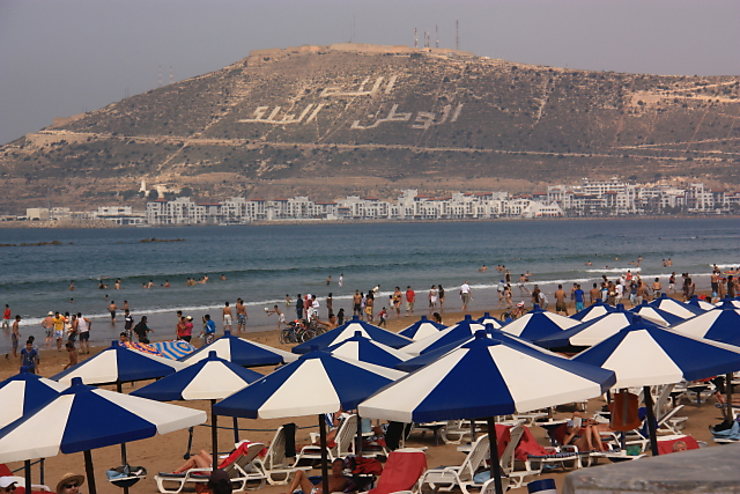 Plage à Agadir : Plages : Mer : Agadir : Côte atlantique : Maroc ...
