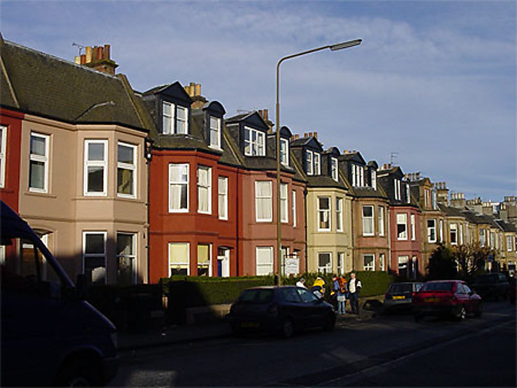 Maisons de Pilrig street : Édimbourg : Édimbourg et Lothians : Écosse ...
