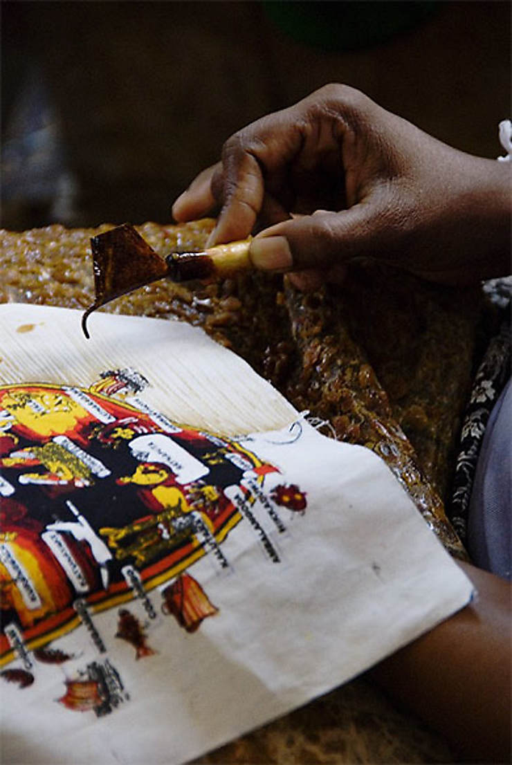 Batik : Kandy : Triangle culturel : Sri Lanka : Routard.com