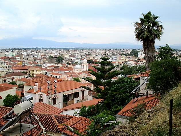 Vue de Kalamata (détail) : Villes : Kalamata : Péloponnèse : Grèce ...