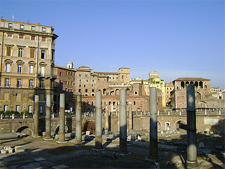 Forum de Trajan : Forums impériaux (Fori imperiali) : Rome antique ...