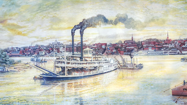 Vicksburg Riverfront Murals : Street art : Vicksburg : Mississippi ...