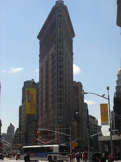 L'immeuble triangle : Flatiron Building : Four Squares : Manhattan ...