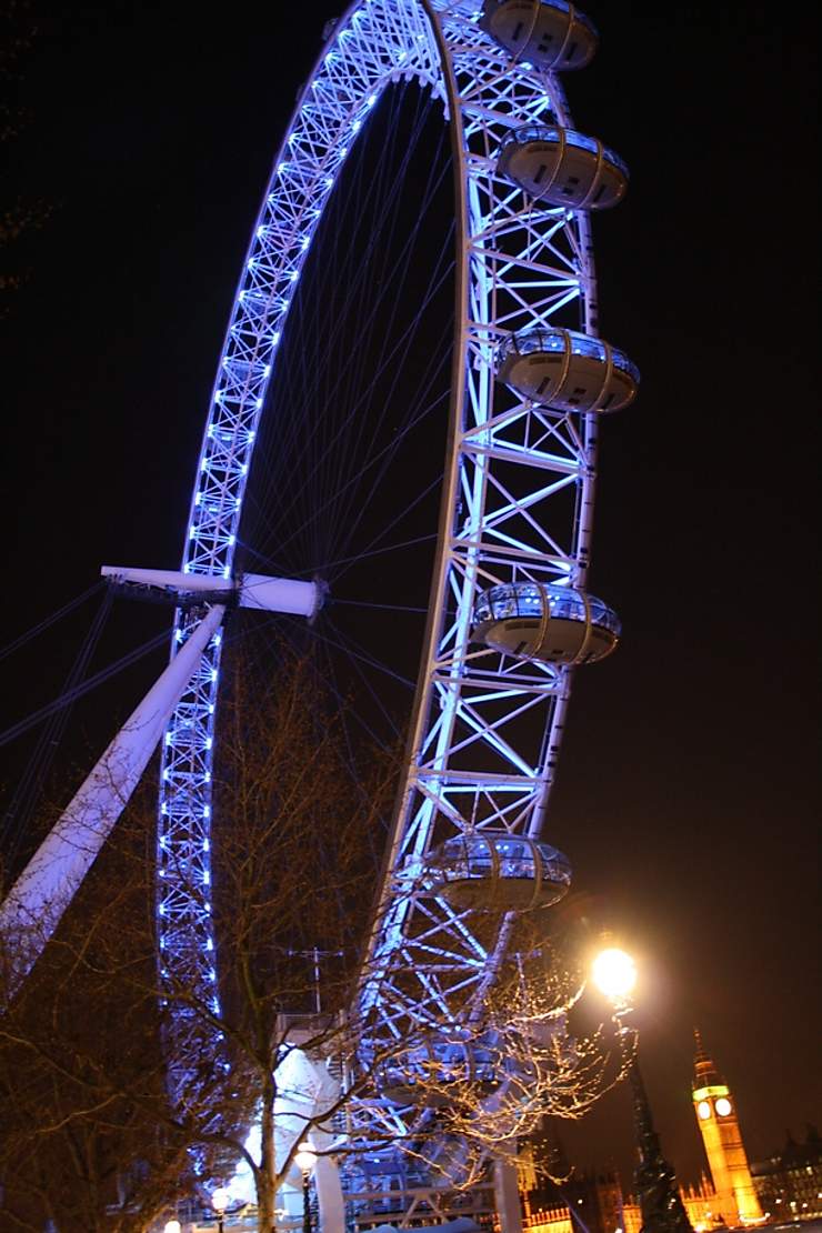 London Eye la nuit : Nuit : London Eye : South Bank - Vauxhall ...