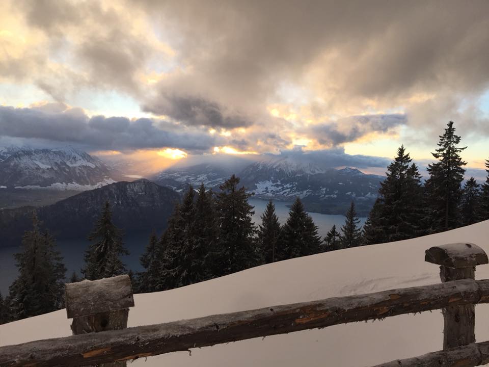 Beauté hivernale suisse, à Thun : Montagne : Thun (Thoune) : Canton de ...