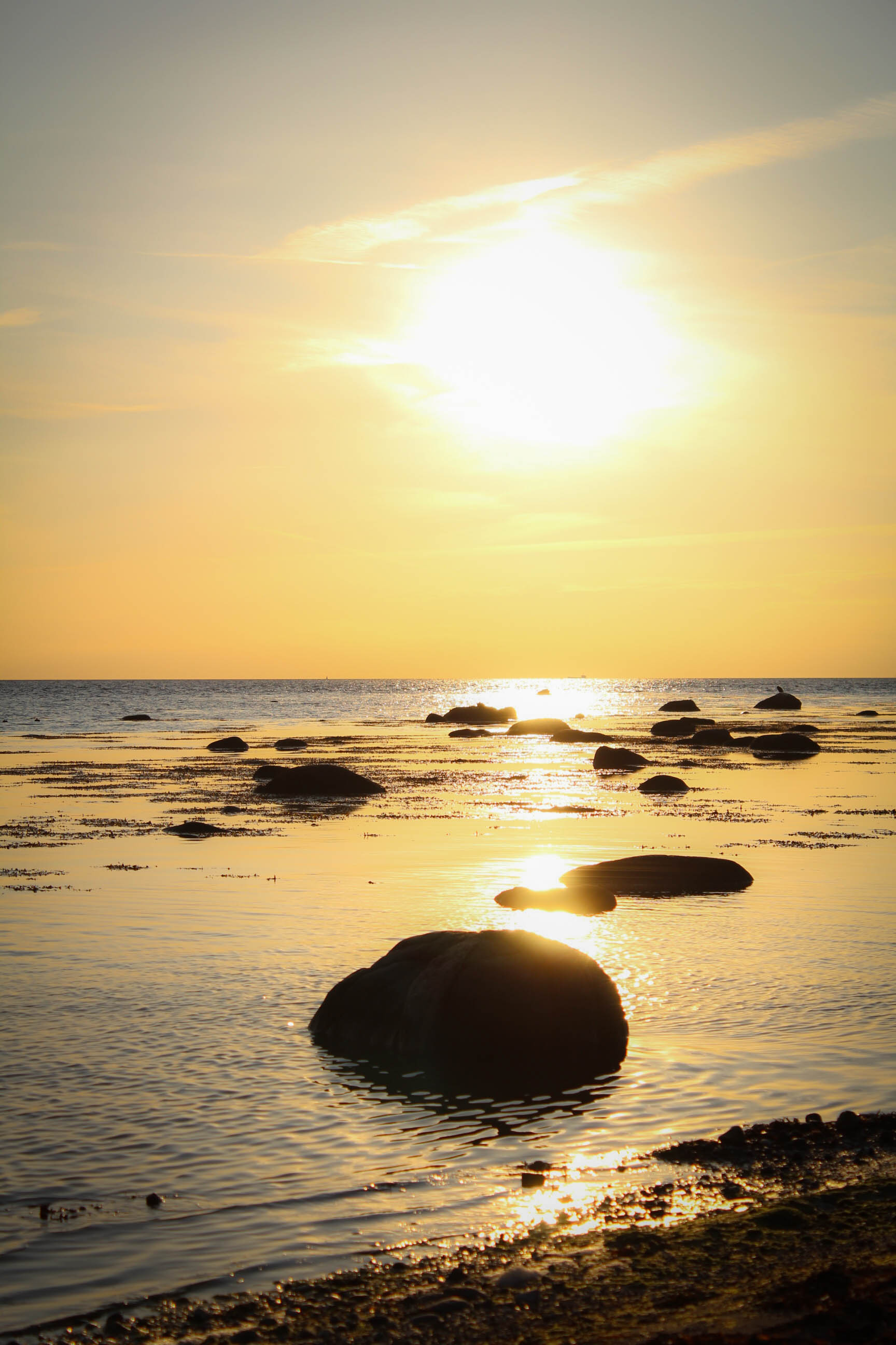 Coucher de soleil suédois : Plages : Mer : Scanie : Suède : Routard.com