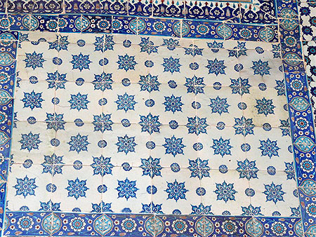 Détail de Mosaïque de la Mosquée : Mosquée : Mosquée Rüstem Pasha ...