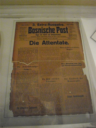 Journal historique : Musée de Sarajevo : Sarajevo : Bosnie-Herzégovine ...