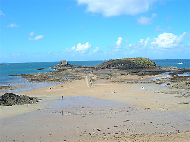 Iles du Grand Bé et du Petit Bé : Plages : Mer : Saint-Malo : Côte d ...