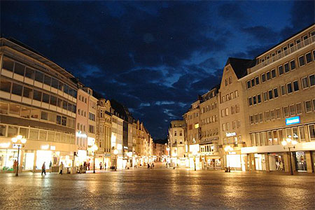 Markt Platz : Nuit : Markt Platz de Bonn : Bonn : Rhénanie du Nord ...