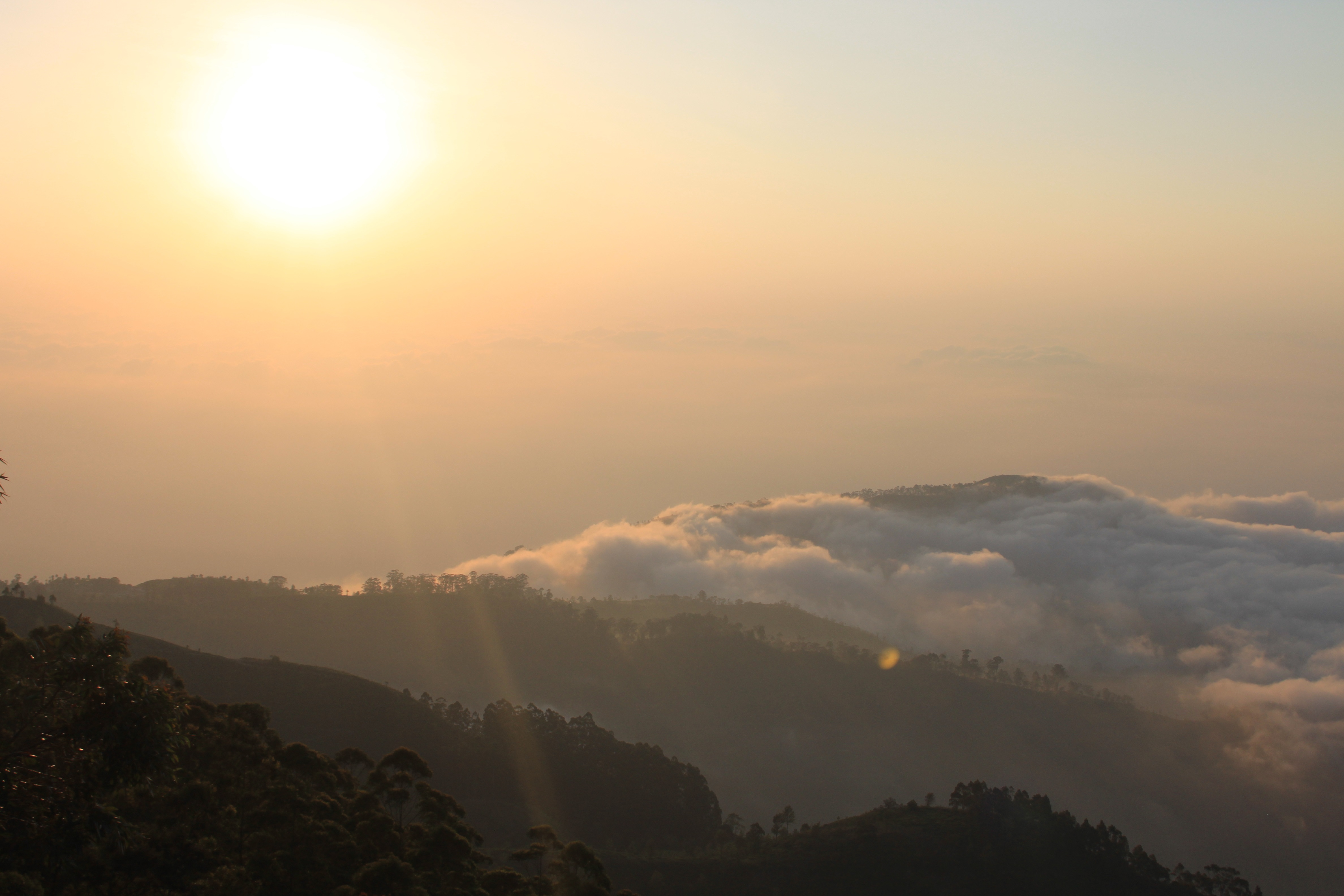 Lever Du Soleil Haputale Montagnes Du Centre Sri Lanka Routard