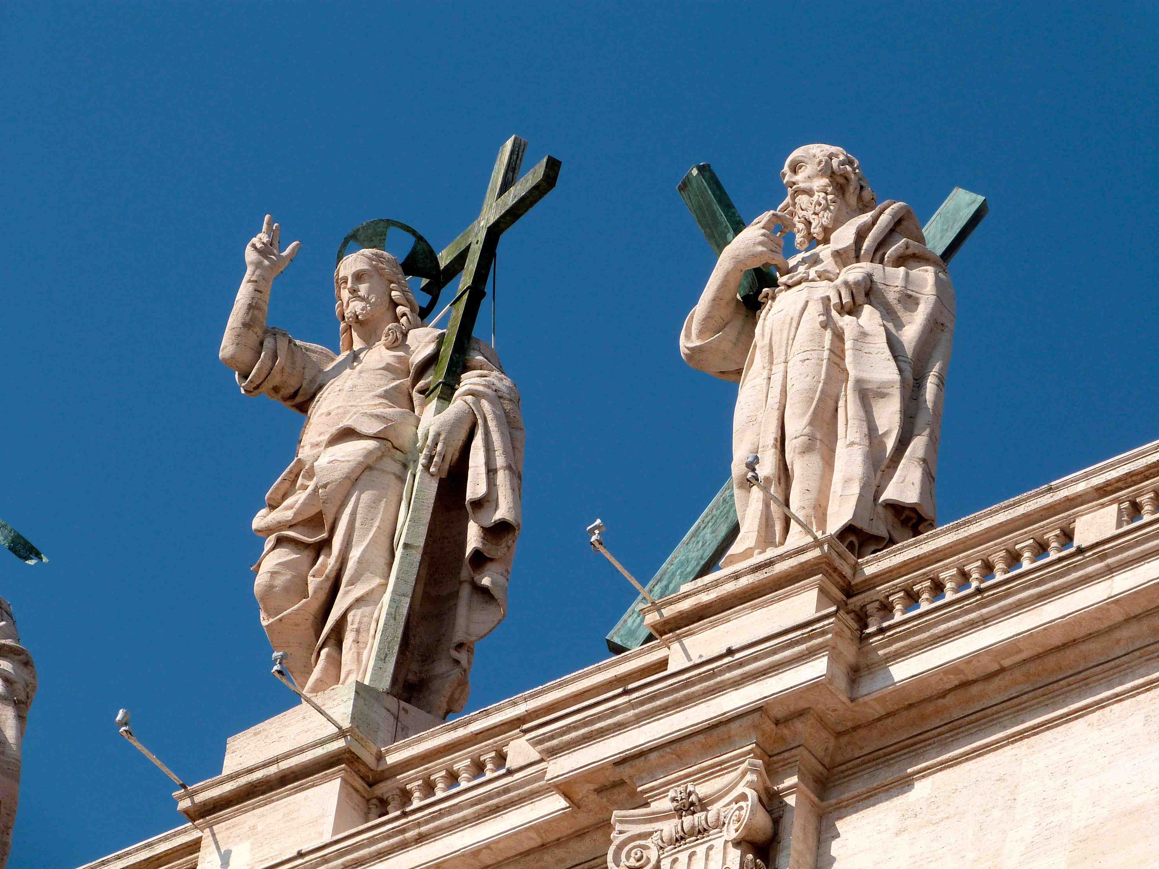 Statues de la Basilique St Pierre : Statues : Eglise : Basilica San ...