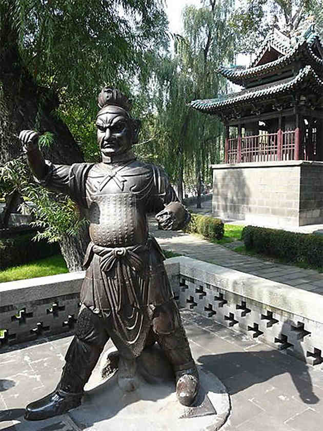 Jardins de Jinci Si : Statues : Temple Jinci : Taiyuan : Shanxi : Chine ...