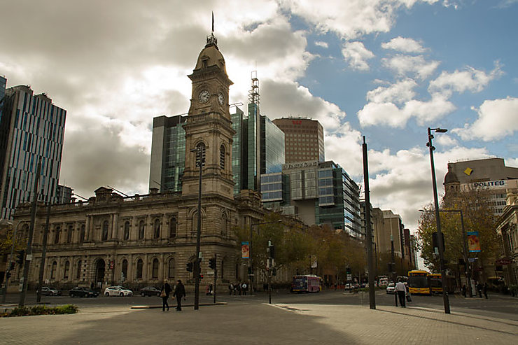 Centre-ville d'Adelaide : Adélaïde : South Australia (Australie ...
