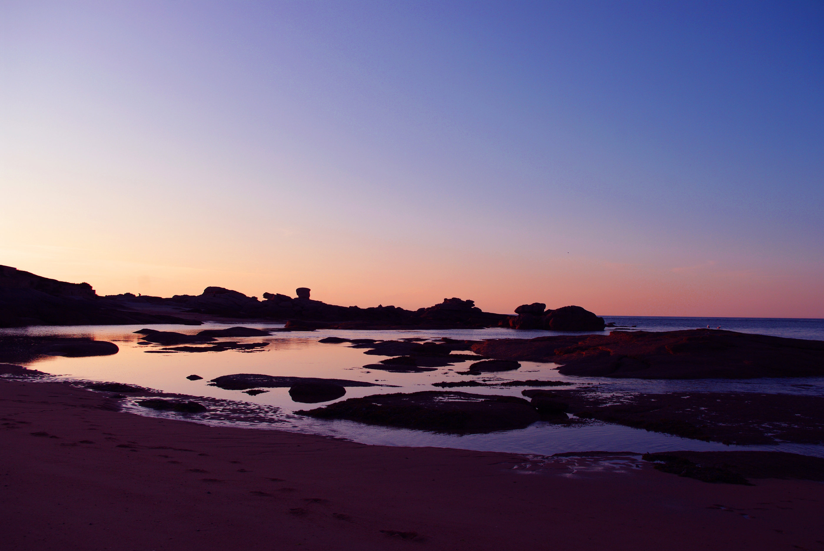 Rochers endiablés : Plages : Mer : Coucher de soleil : Porspoder ...