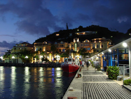 port de Marigot : Nuit : Marigot : Partie française : Saint-Martin ...