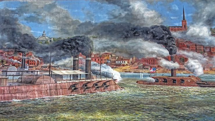 Vicksburg Riverfront Murals : Street art : Vicksburg : Mississippi ...