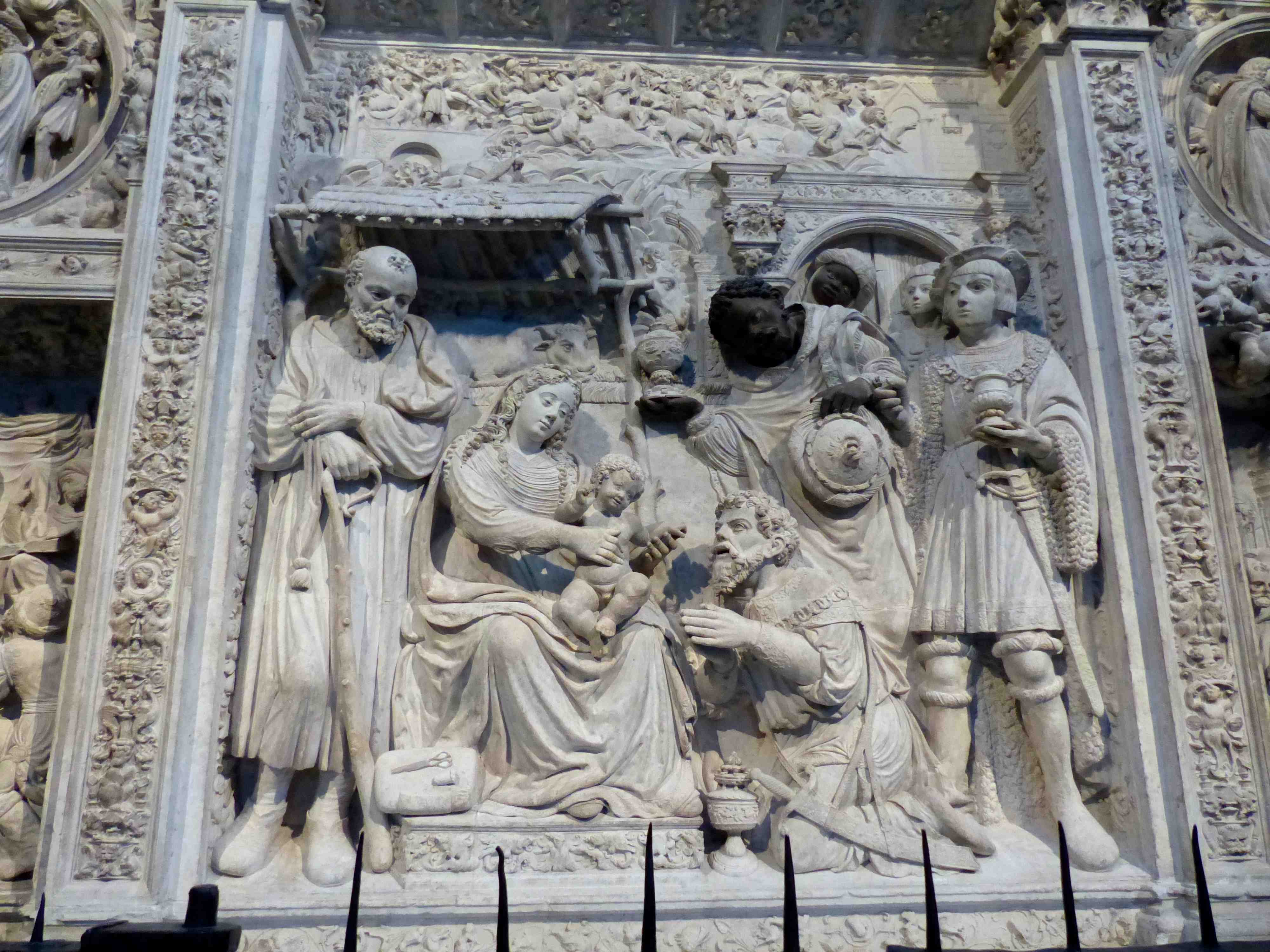 Cathédrale d'Avila - Détails de l'avant choeur : Statues : Eglise ...